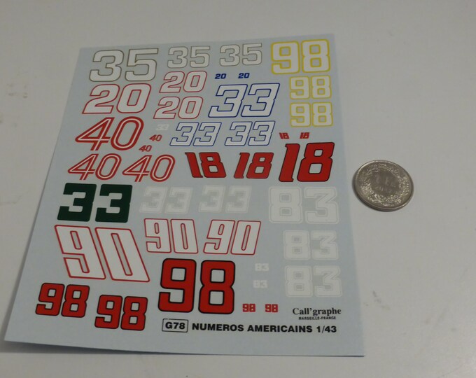 1:43 decals - GeminiModelcars
