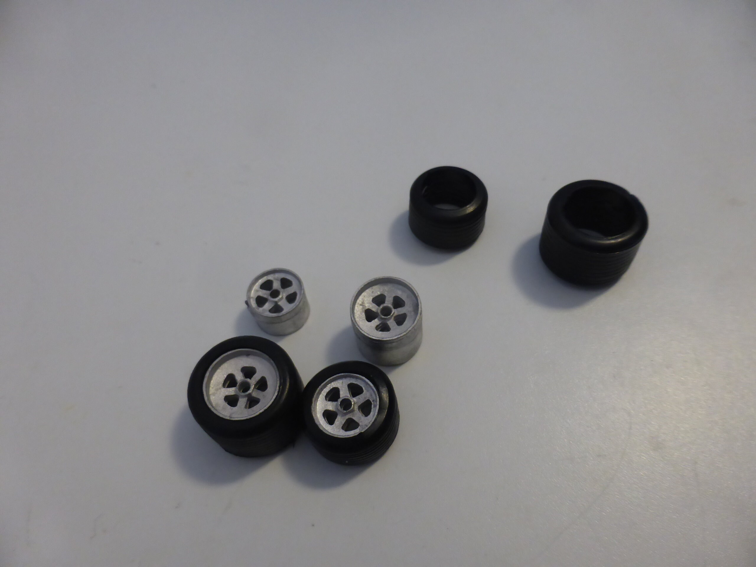 1:43 white metal wheels set for Group 5 Lancia Beta Montecarlo Turbo ...