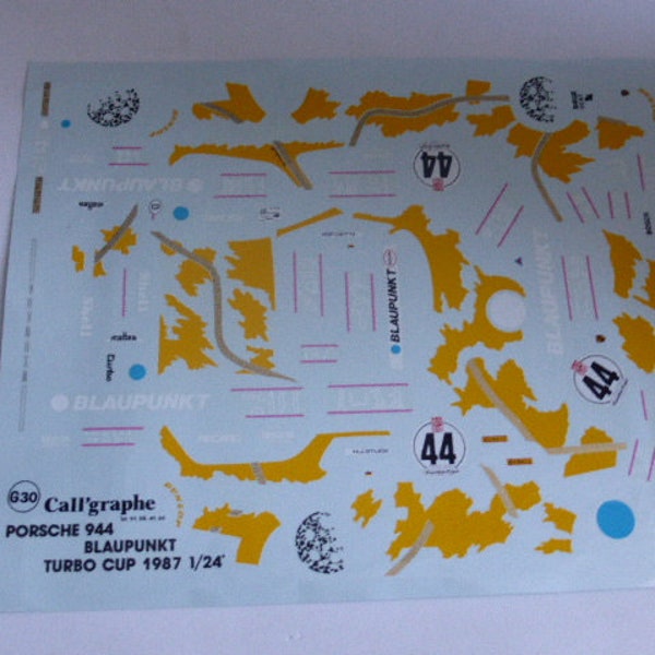 Porsche 944 Turbo Decals - Etsy