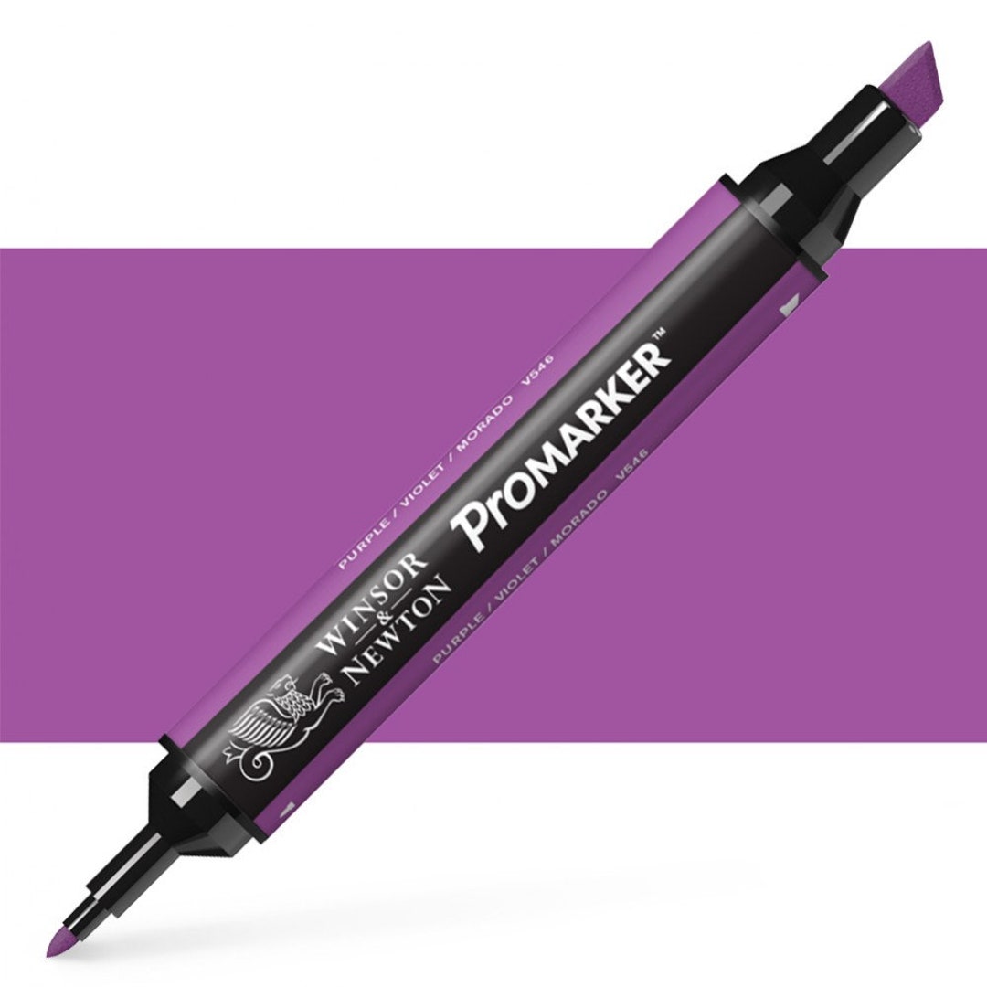 Winsor & Newton Promarker- Purple Hue Single Markers - Etsy