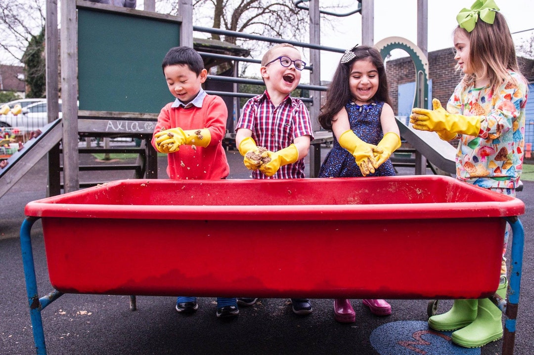 Rubber Gloves for Children, Kids Water Play, Small Hands Gloves ...