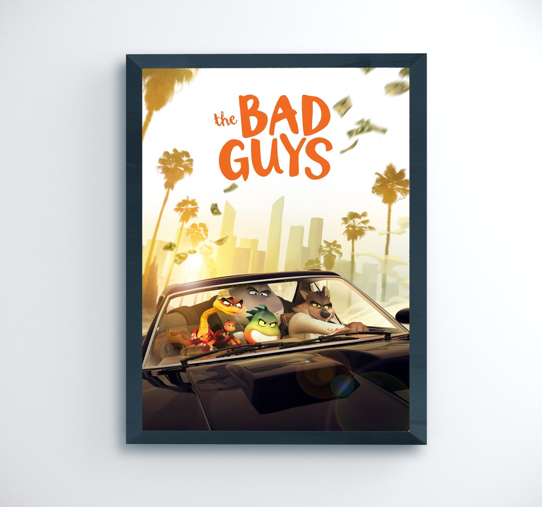 The Bad Guys Movie Poster Print Film Wall Art, Cinema A5 A4 A3 A2 A1 ...