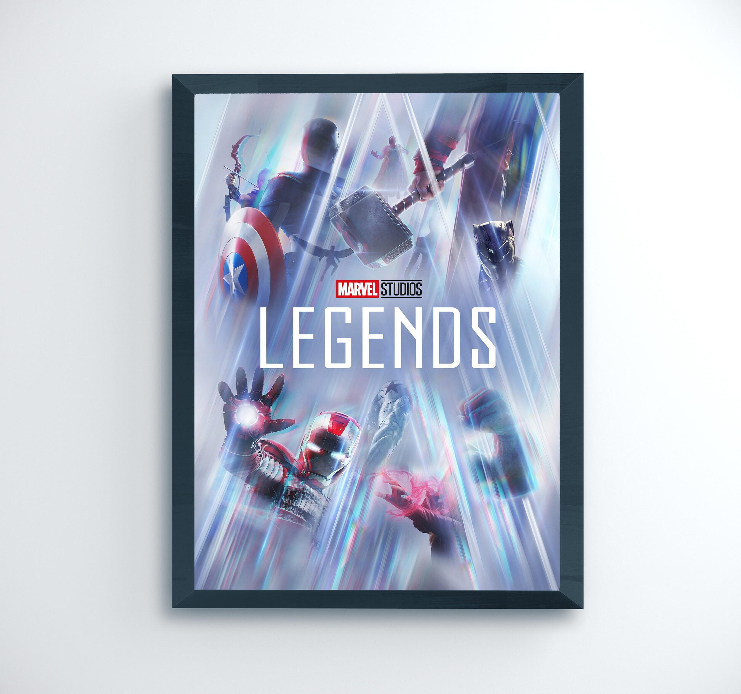 Marvels Legends 2021 Poster Print Wall Art, Movie Films A5 A4 A3 A2 A1 ...
