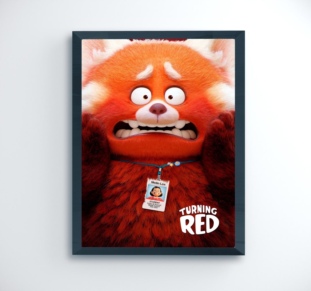 Turning Red Movie Poster Print Film Wall Art, Cinema A5 A4 A3 A2 A1 ...