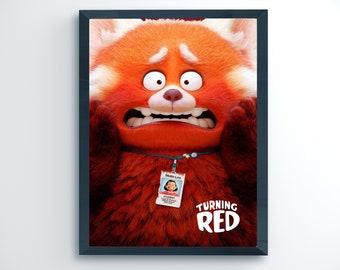 Turning Red Poster - Etsy