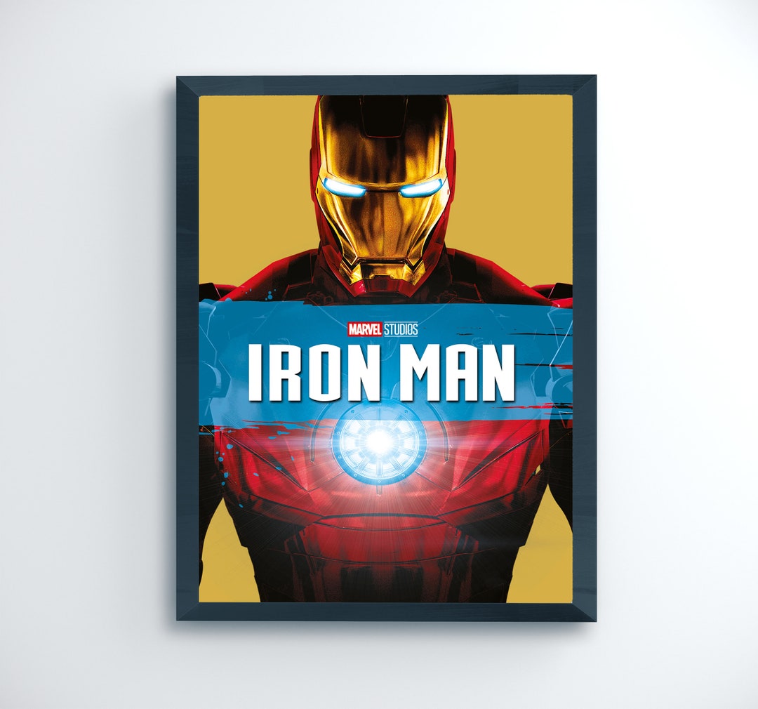 Iron Man Poster Print Wall Art, Films A5 A4 A3 A2 A1 Maxi, Animation ...