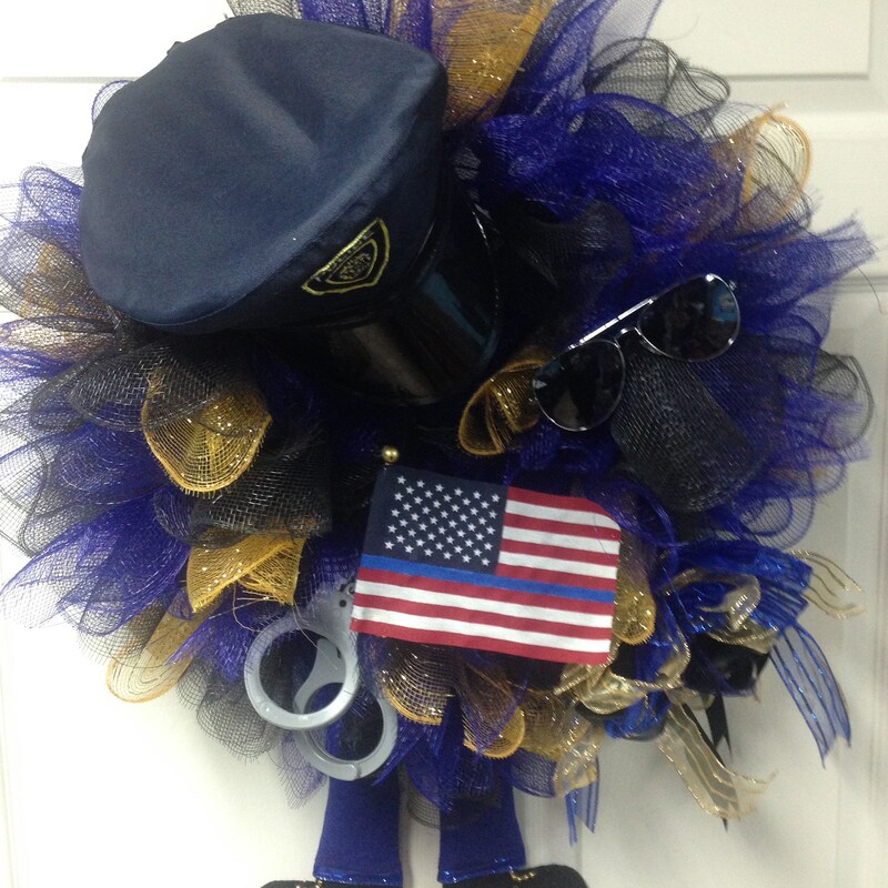 Police Wreath - Etsy