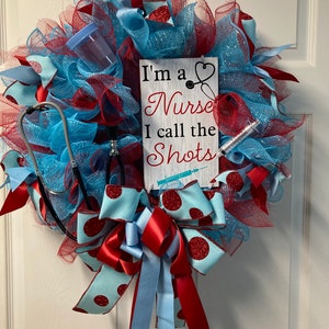 Nurses Wreath, Nurses Gift, Nurse Appreciation, Medical Wreath - Etsy