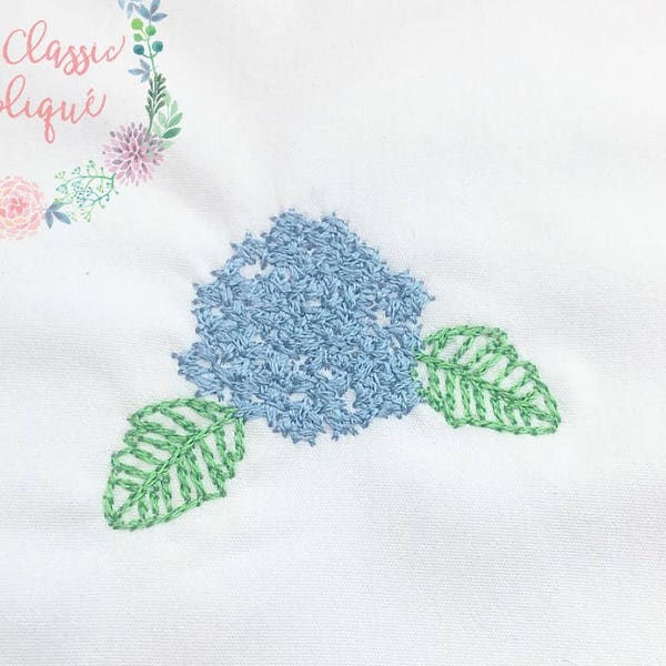 Hydrangea Embroidery - Etsy