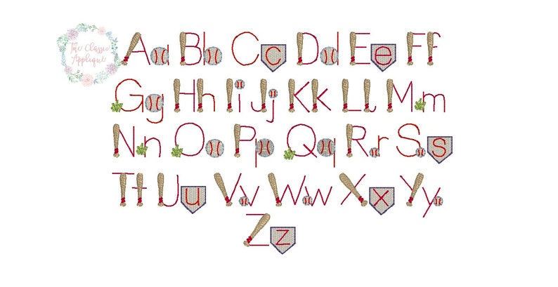 Play Ball Baseball Bat Baseball Font Machine Embroidery Deign File - Etsy
