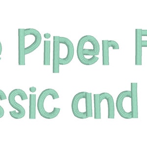 Piper Font, Satin Stitch Monogram Font for Boy and Girl Machine ...