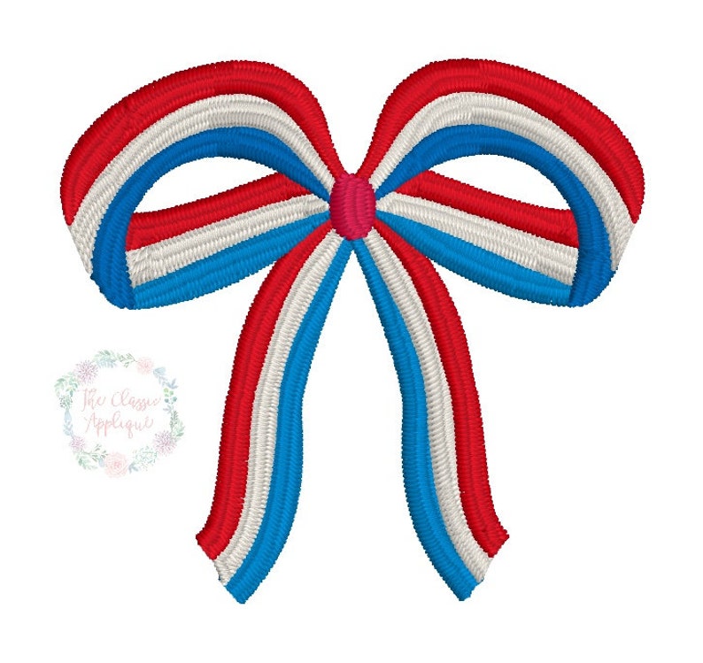 Mini Satin Stitch Bow Machine Embroidery Design File - Etsy
