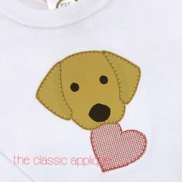 Lab Applique Design - Etsy