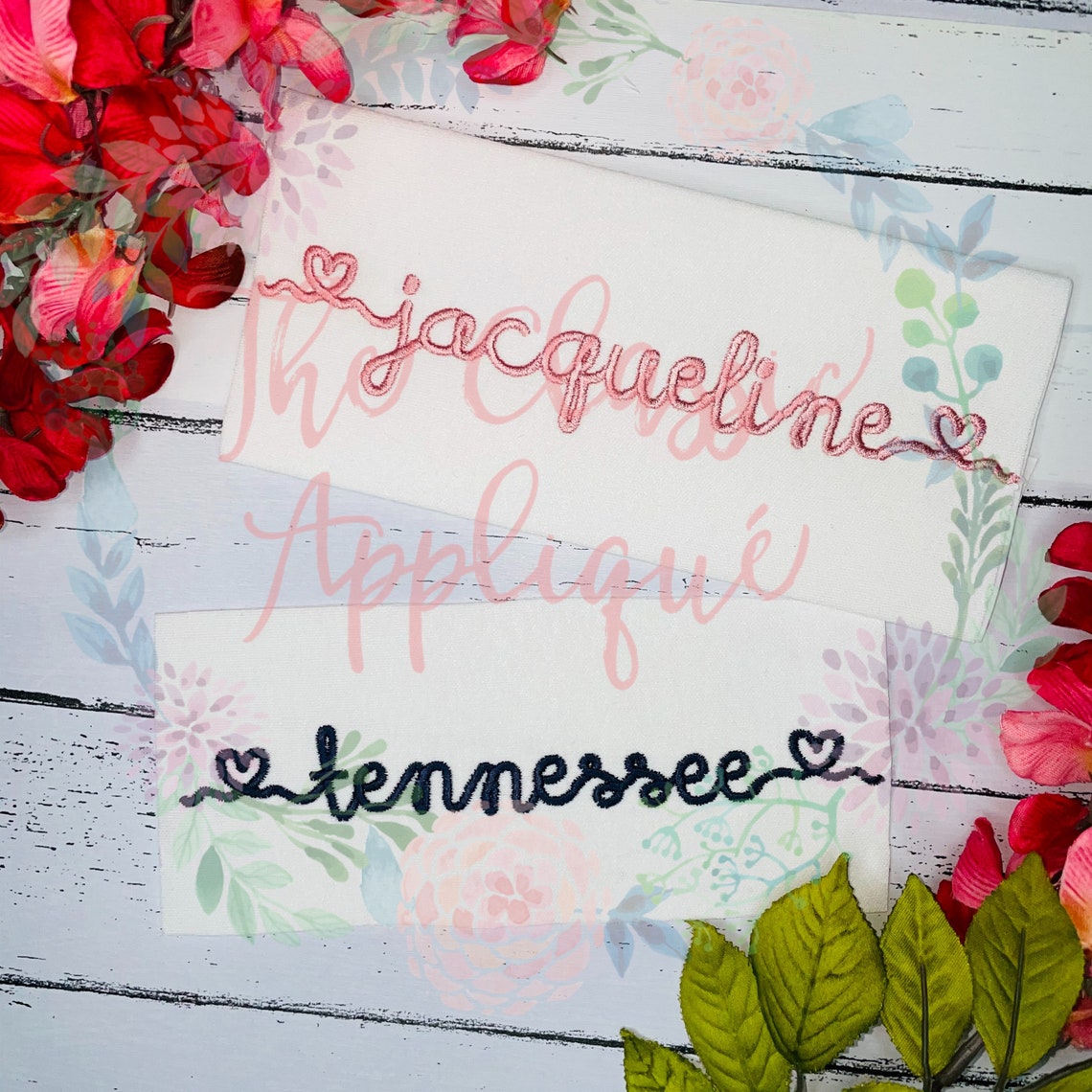 The mallory Cursive Satin Font With Heart Swashes - Etsy