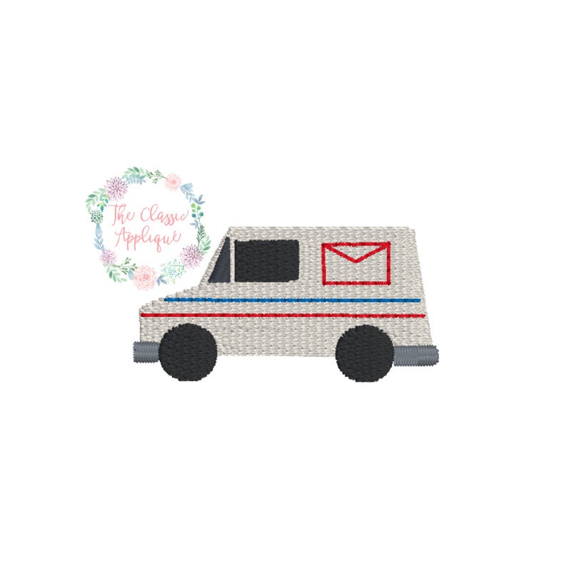 Mail Truck Svg - Etsy