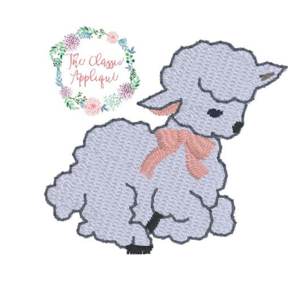 Lamb Embroidery - Etsy