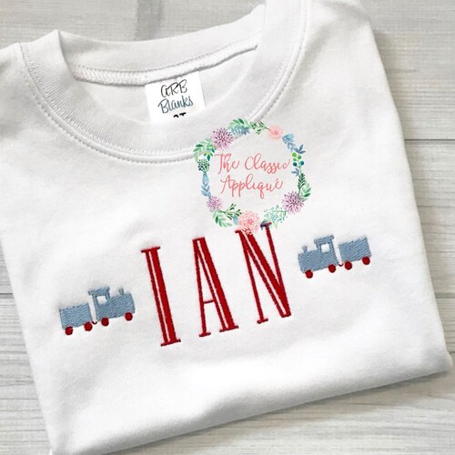 Train Mini Machine Embroidery Design - Etsy