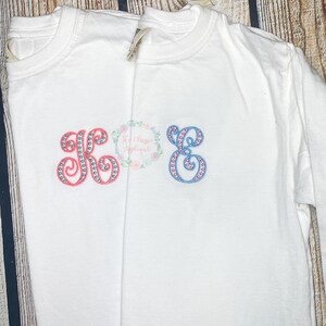 The Caroline Satin Stitch Vintage Style Monogram Font Machine ...