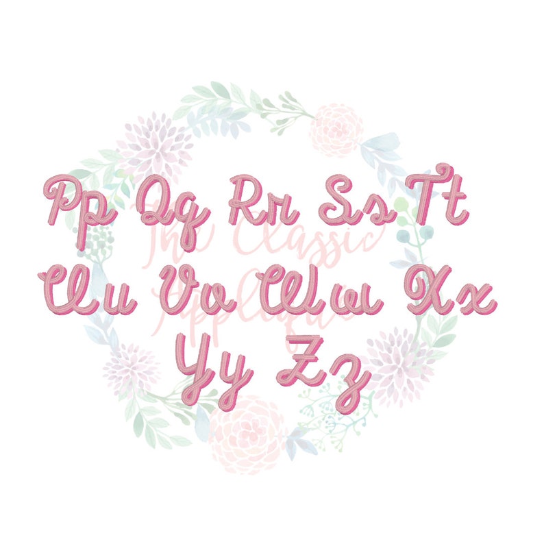 The Spirit Font Layered Shadow Satin Stitch Cursive Font for - Etsy