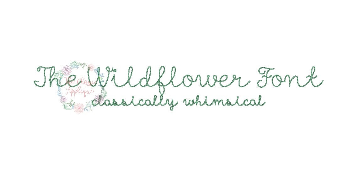 Cursive Script Bean Stitch Vintage Stitch Font for Machine - Etsy