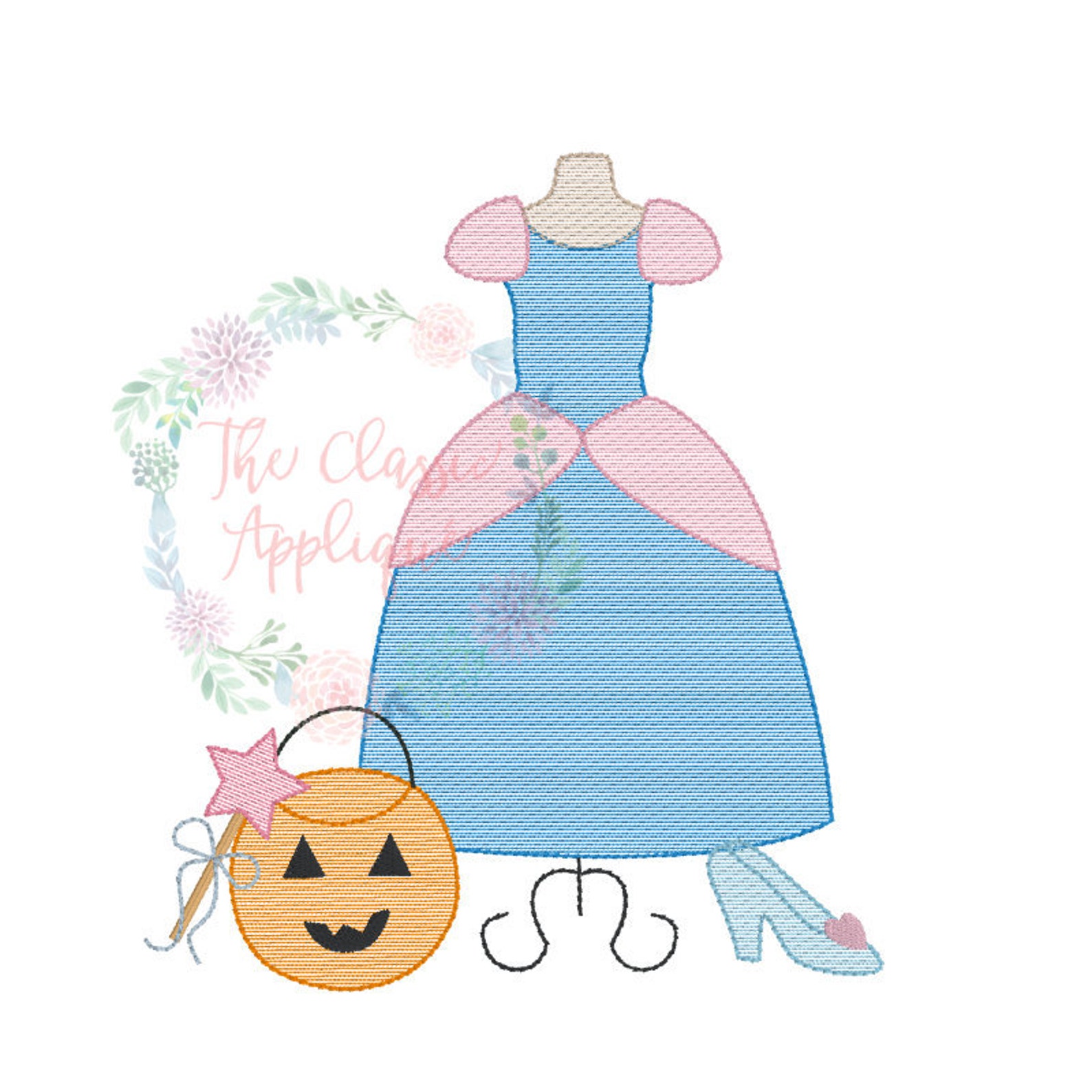 Girl Halloween Princess Dress Costume With Candy Bucket Magic - Etsy