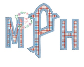 Fishtail Applique - Etsy