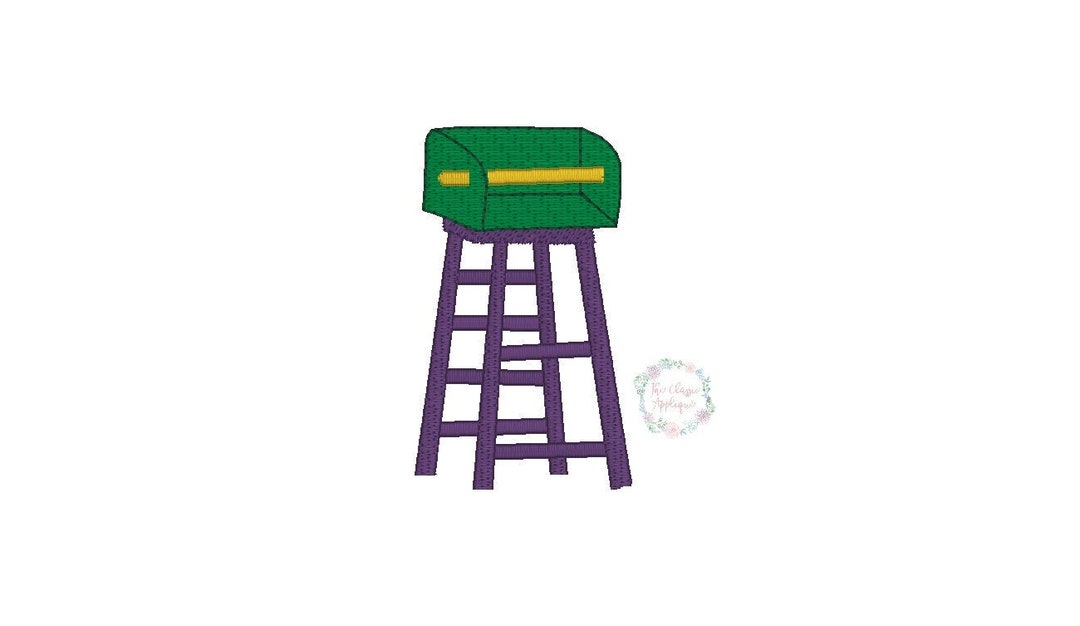 Mardi Gras Ladder Mini Fill Stitch Machine Embroidery Design File - Etsy