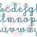 The "mallory" Cursive Satin Font With Heart Swashes Machine Embroidery ...