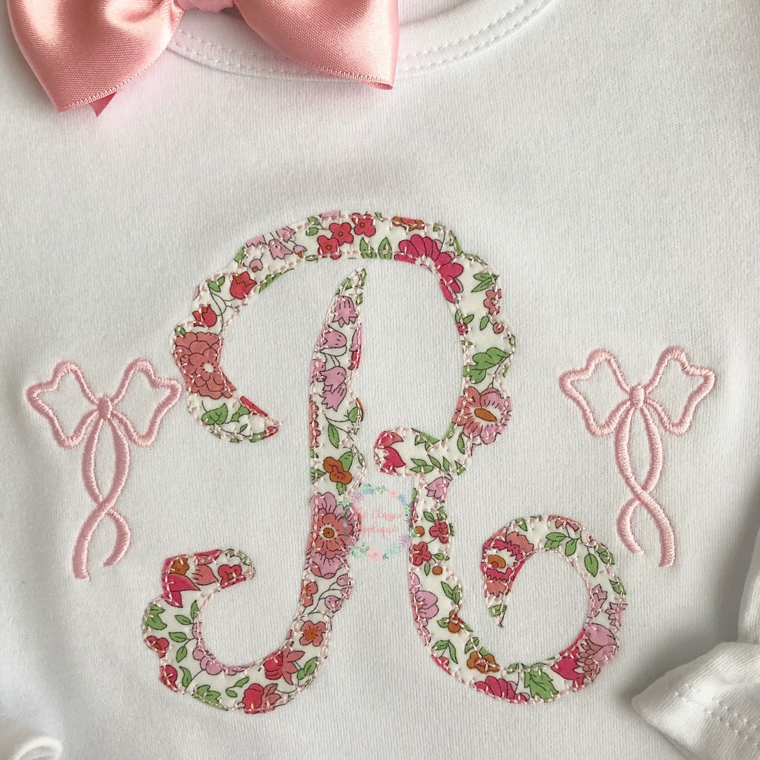 Single Vertical Bow Satin Mini Embroidery, Machine Embroidery Design ...