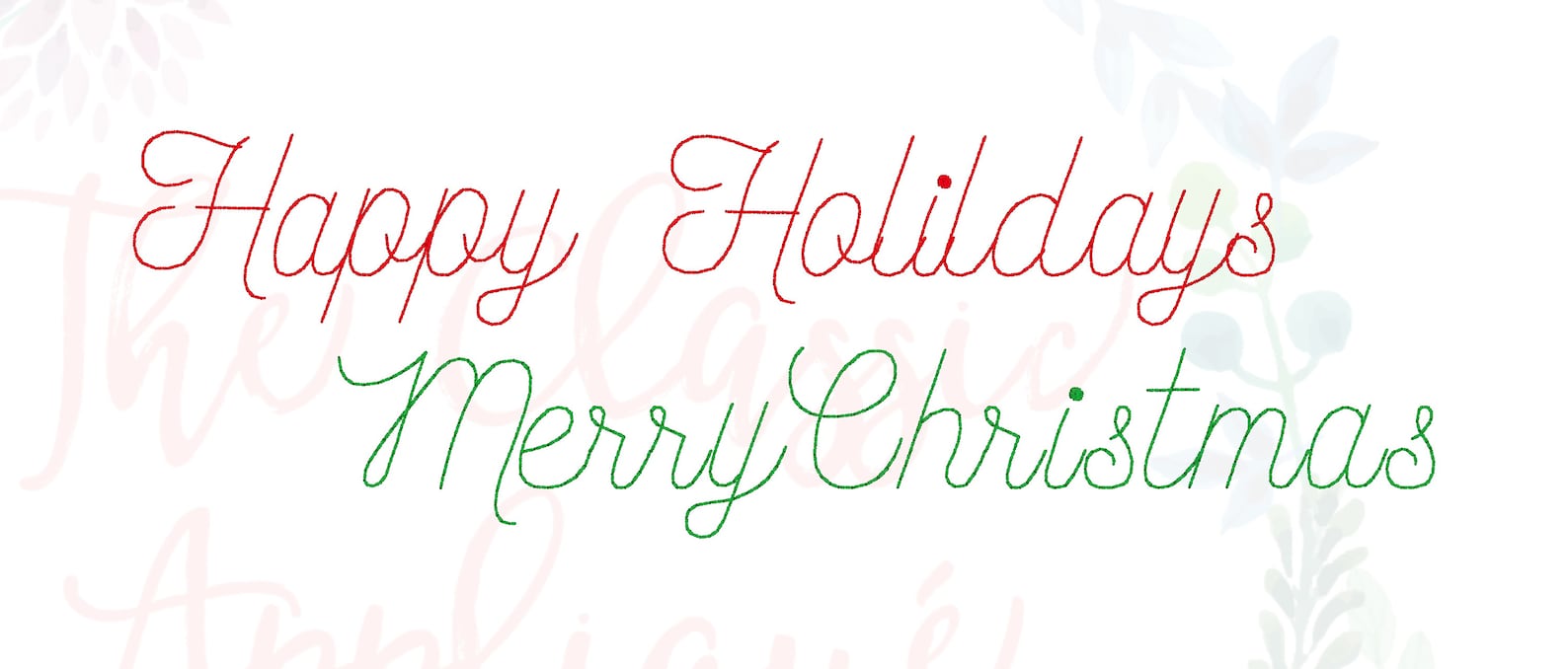 Classic Cursive Bean Stitch, Vintage Stitch Machine Embroidery Design ...