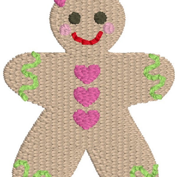 Gingerbread Applique - Etsy