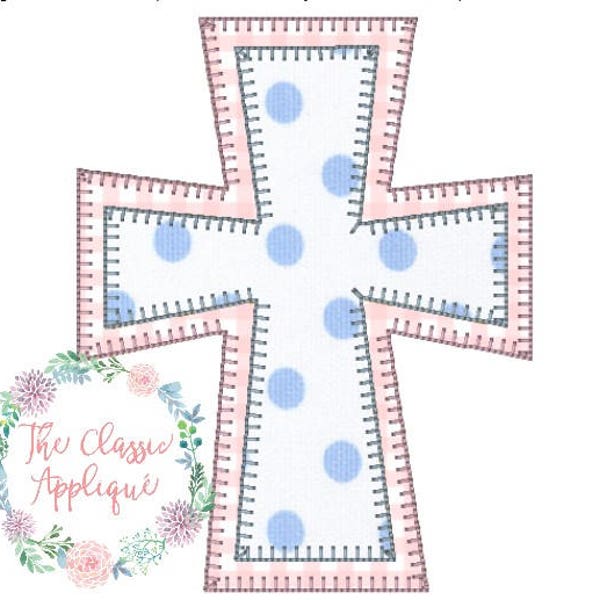 Cross Applique - Etsy