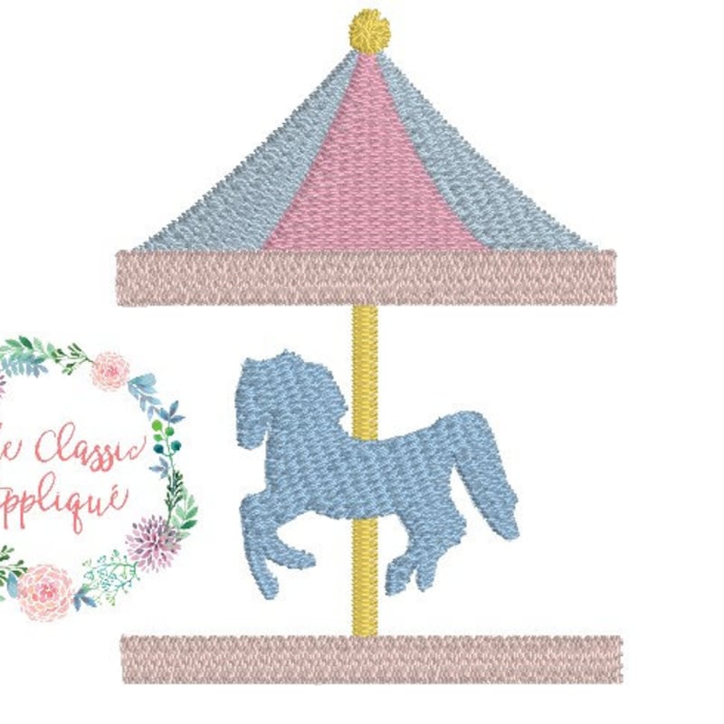 Carousel Horse Embroidery - Etsy