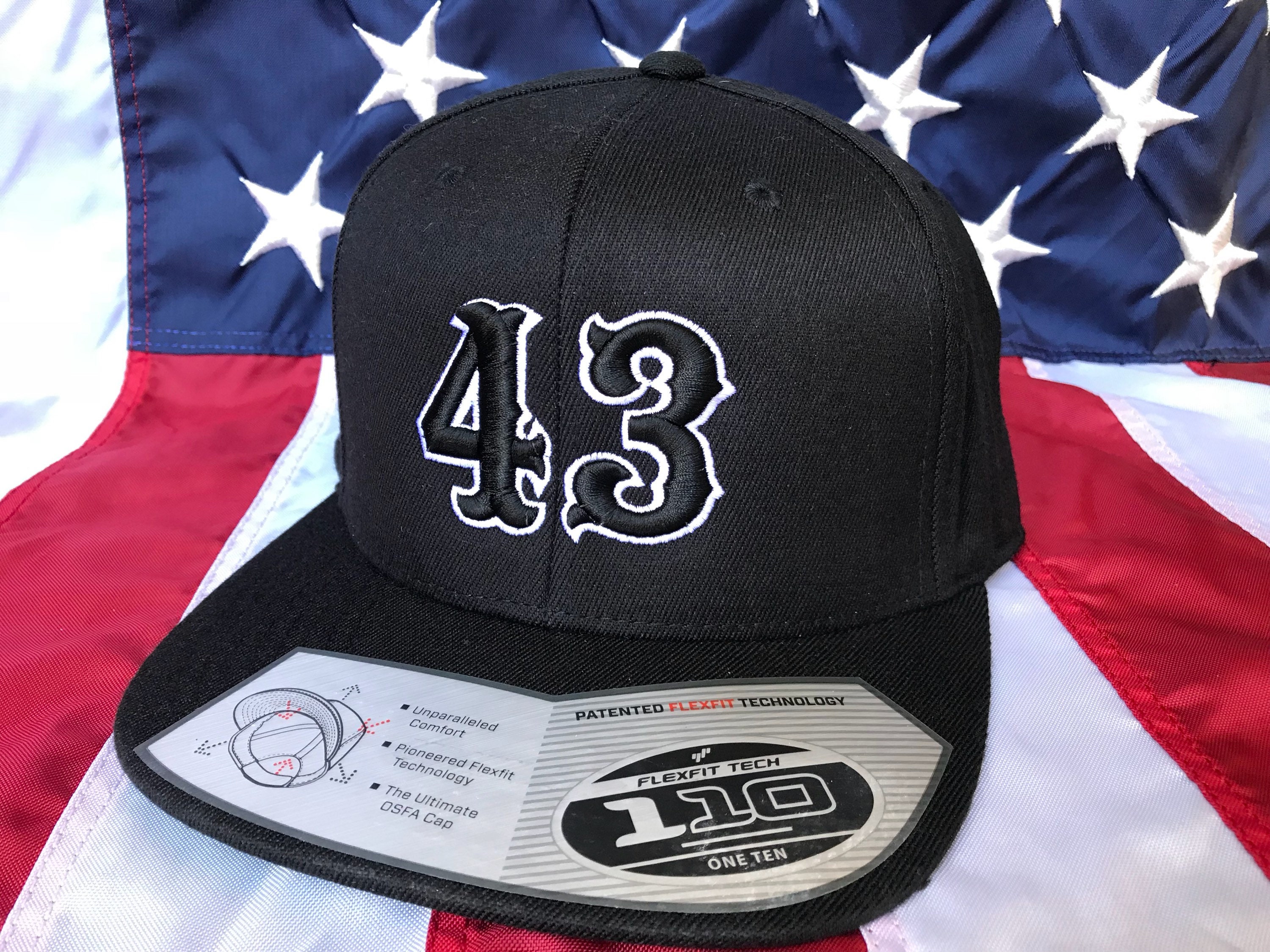 Free personalization 3D number puffed numbers embroidered hat, fire ...