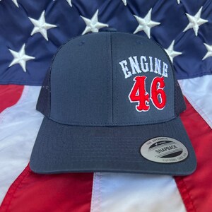Free Personalization Side Panel 3D Numbers Engine Firefighter Hat ...