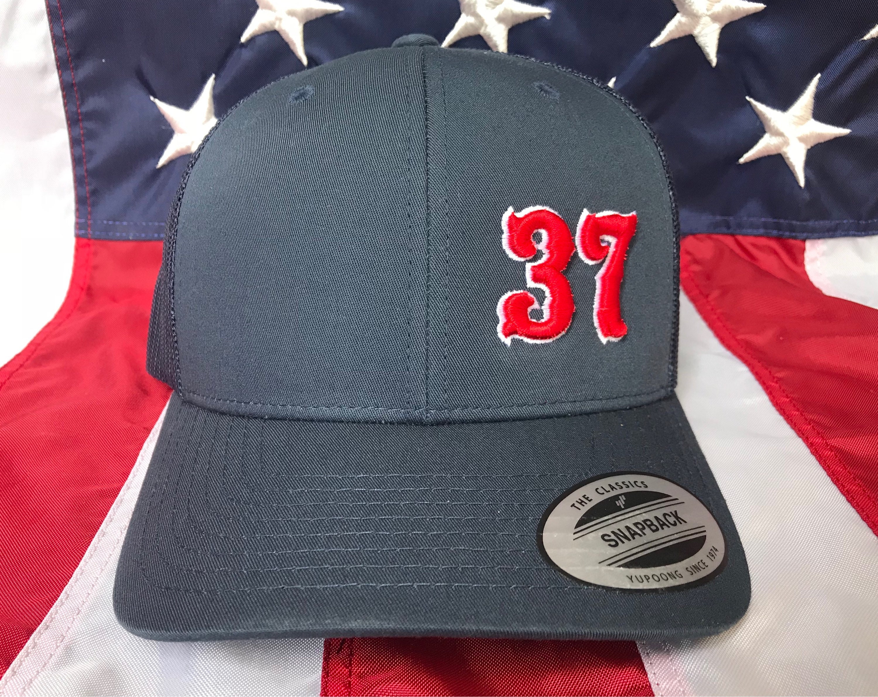 Free personalization 3D number puffed numbers side panel embroidered ...