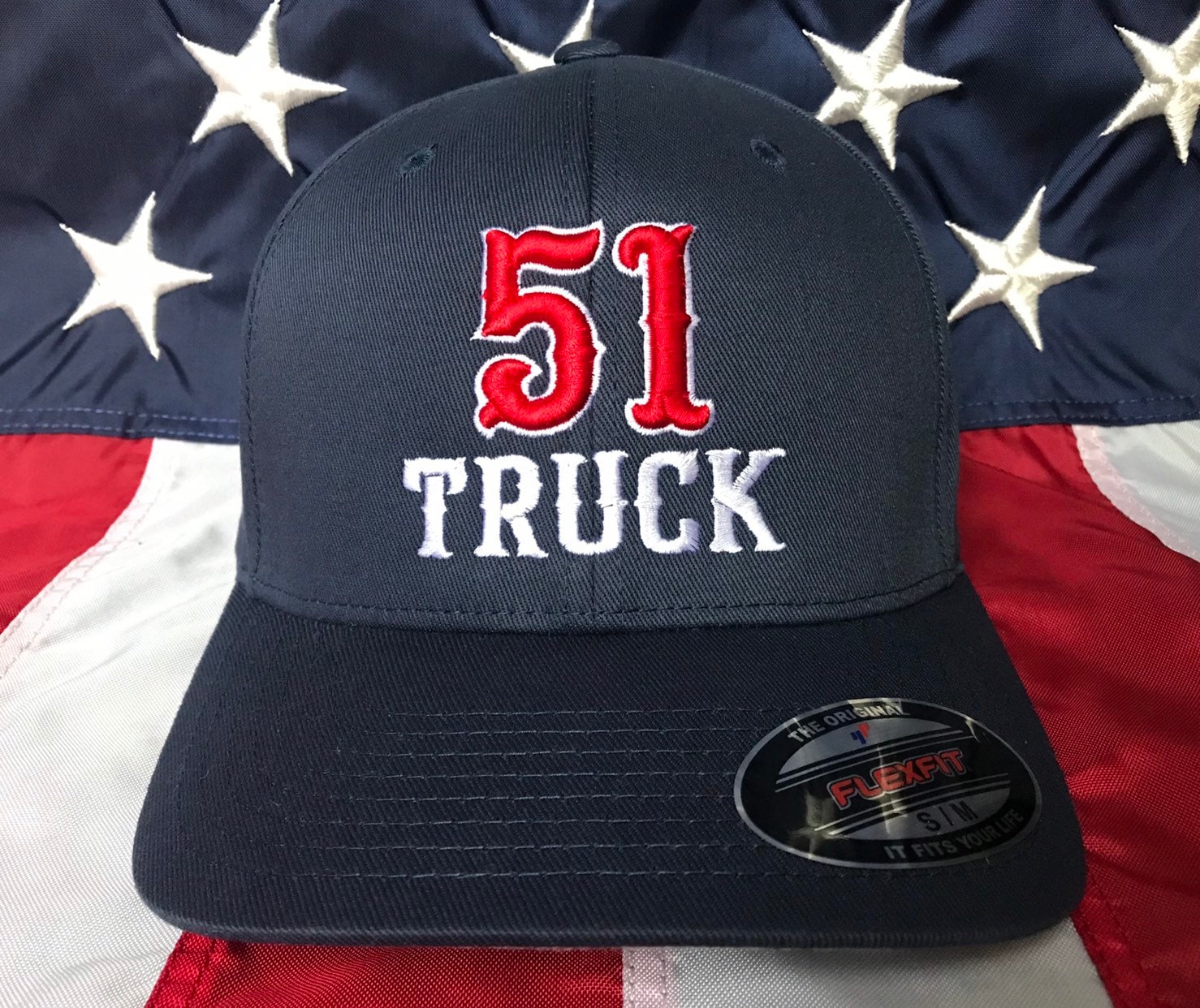 Free personalization any 3D numbers firefighter Truck hat, firefighter ...