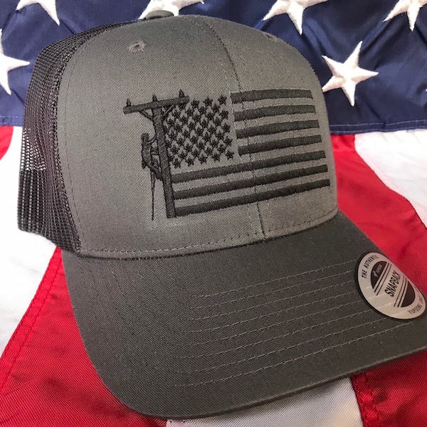 Grey Lineman Hat - Etsy