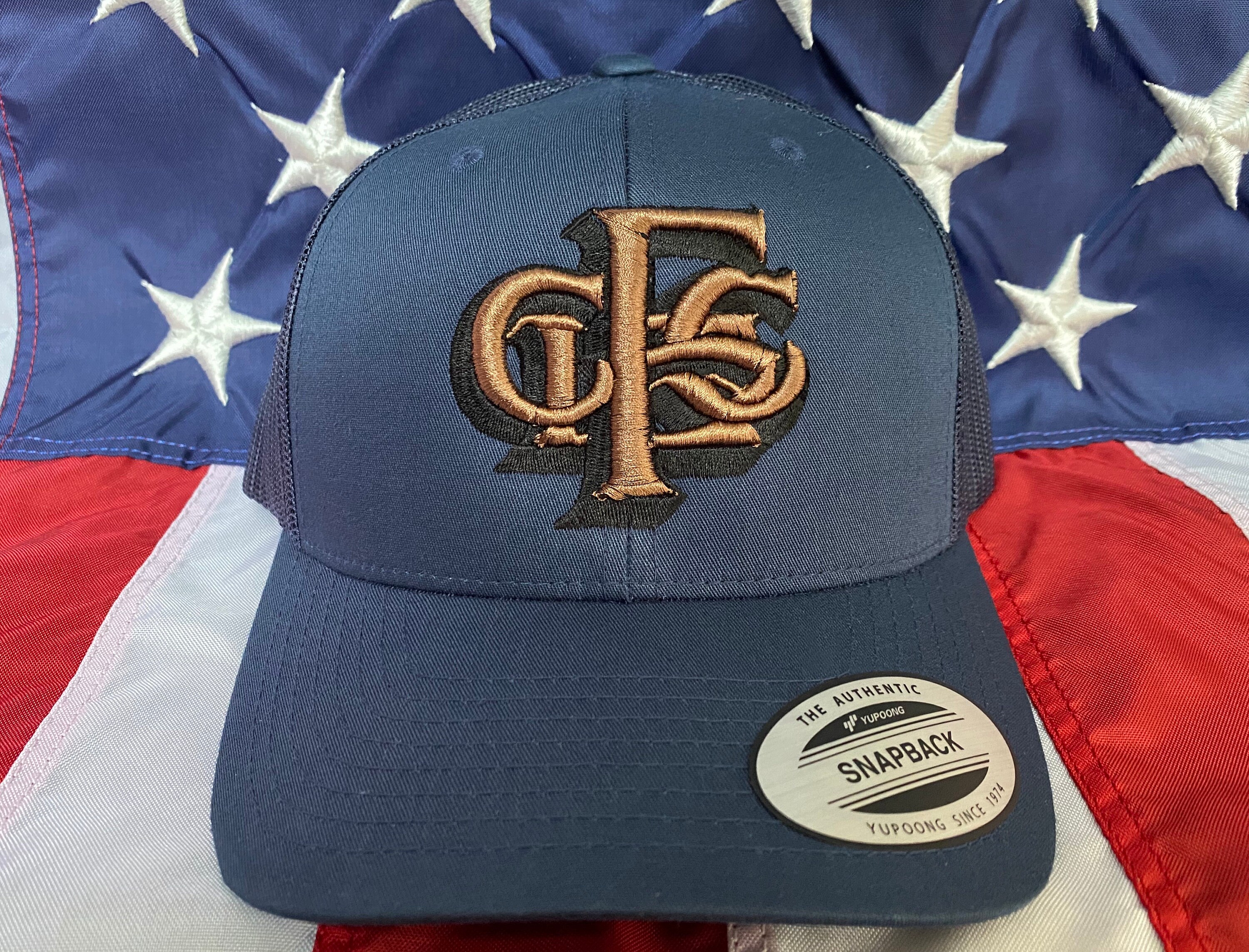 Custom CCFD scramble embroidered hat