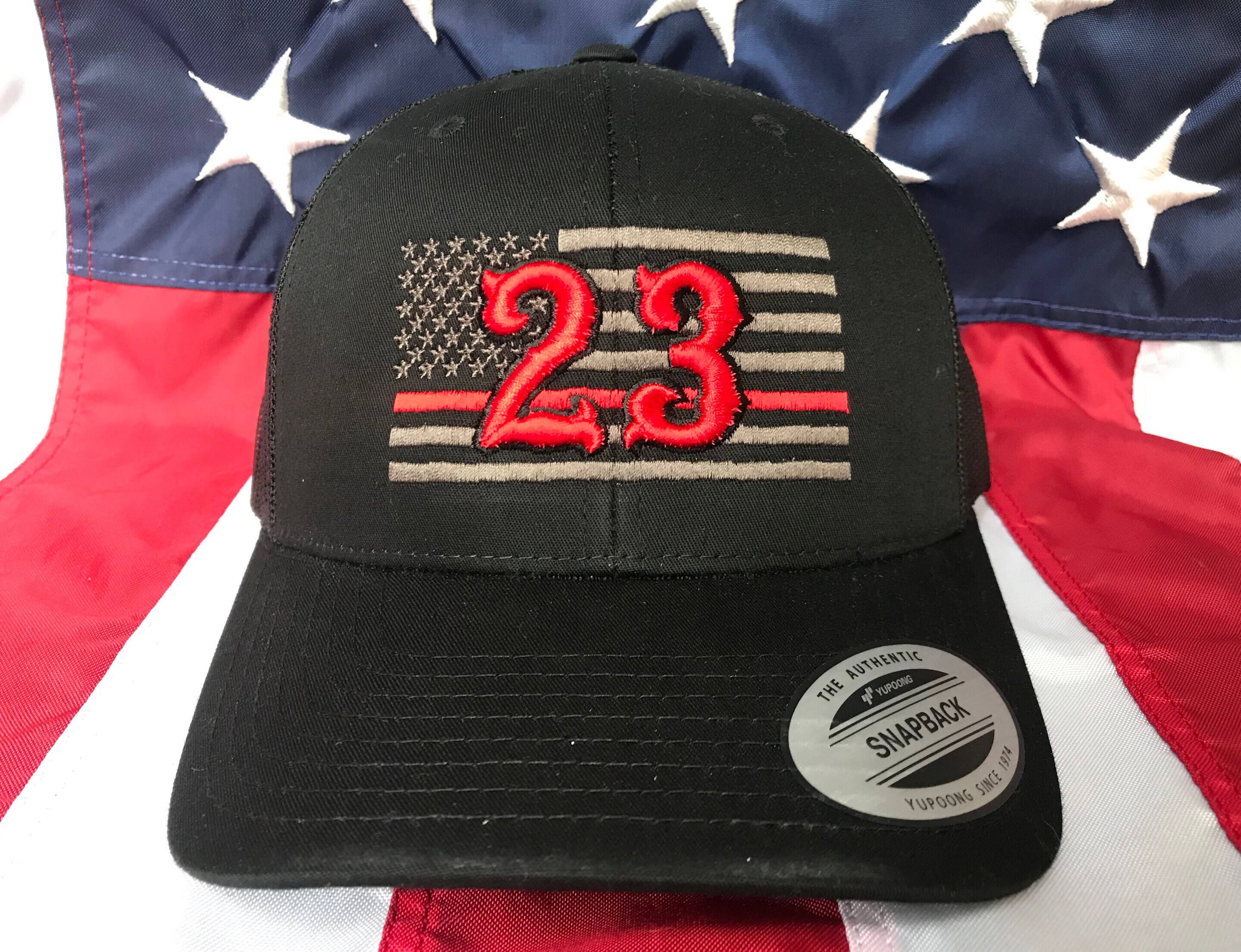 Free Personalization Thin Red Line Fire Fighter 3D Number | Etsy