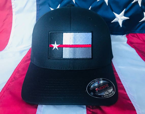 Free personalization Thin red line Fire fighter Texas state | Etsy