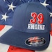 Free Personalization Custom Engine Fighter Station American Flag Hat ...