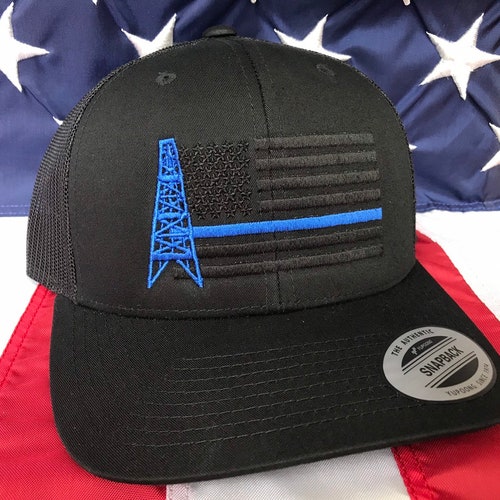 Texas Oilfield Flag Embroidered Hat Oil Rig Baseball Cap - Etsy