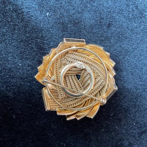 Gold in Color Pin Signed GERMANY - Etsy
