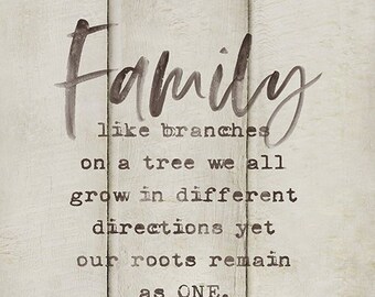 Family is Like | Etsy