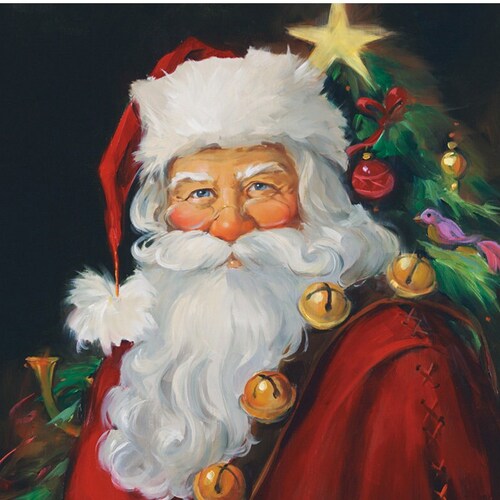 Mountainland Santa in Grays by Susan Comish - Etsy