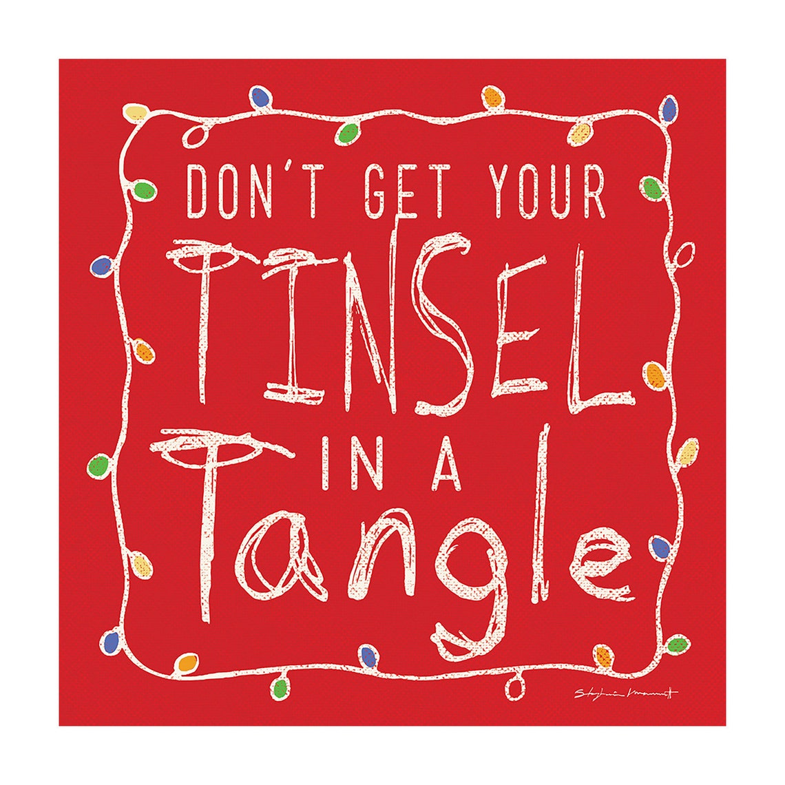 Tinsel in A Tangle by Stephanie Marrott - Etsy