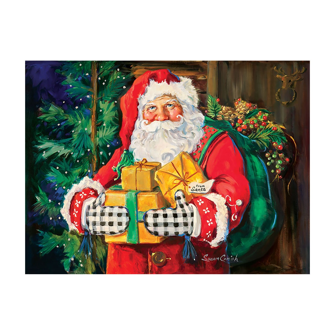 Santa's Deliveries by Susan Comish - Etsy