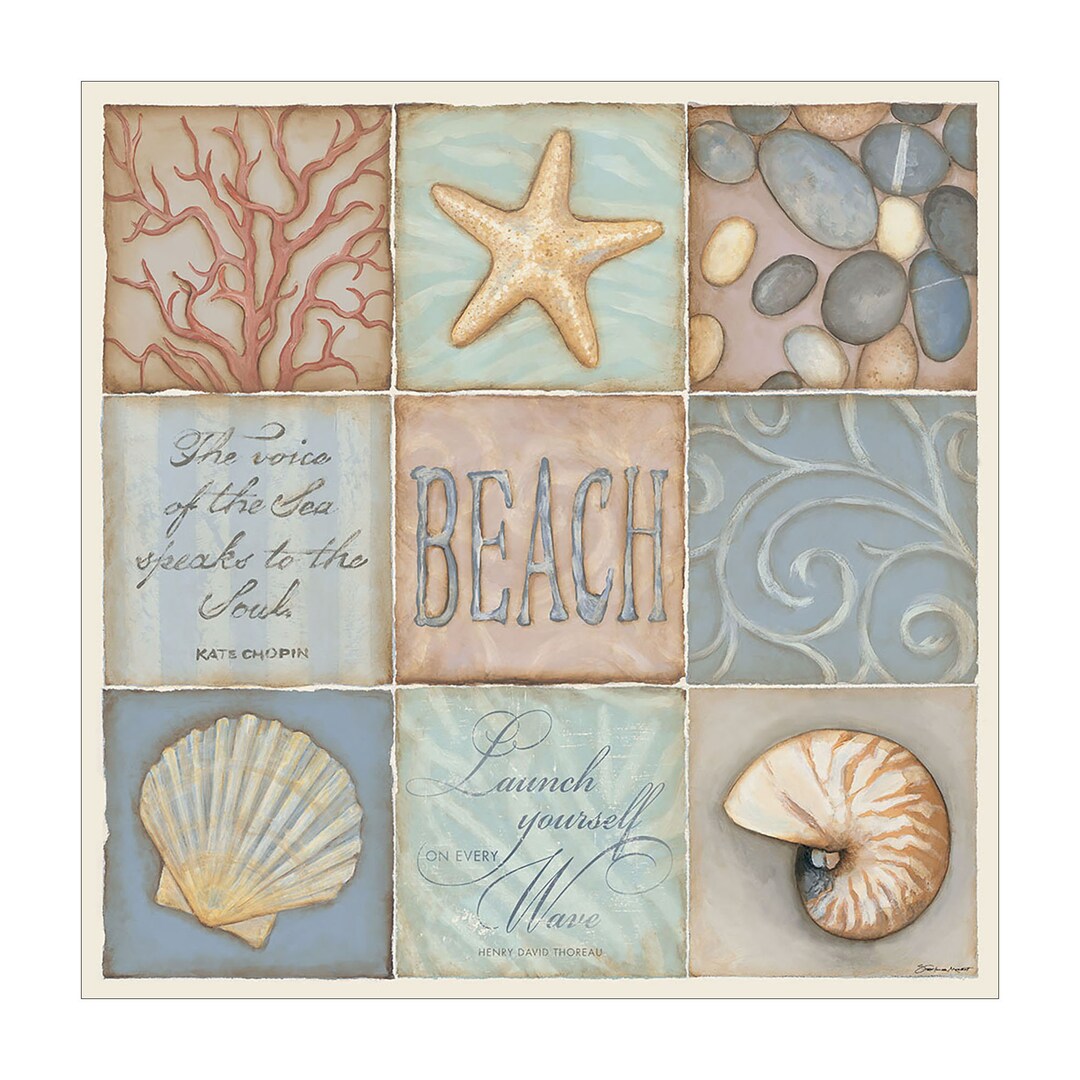 Coastal Collage by Stephanie Marrott - Etsy
