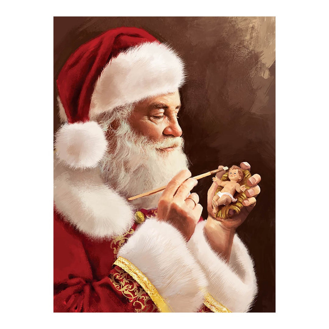 Always Believe - Portrait of the Real Santa - Etsy